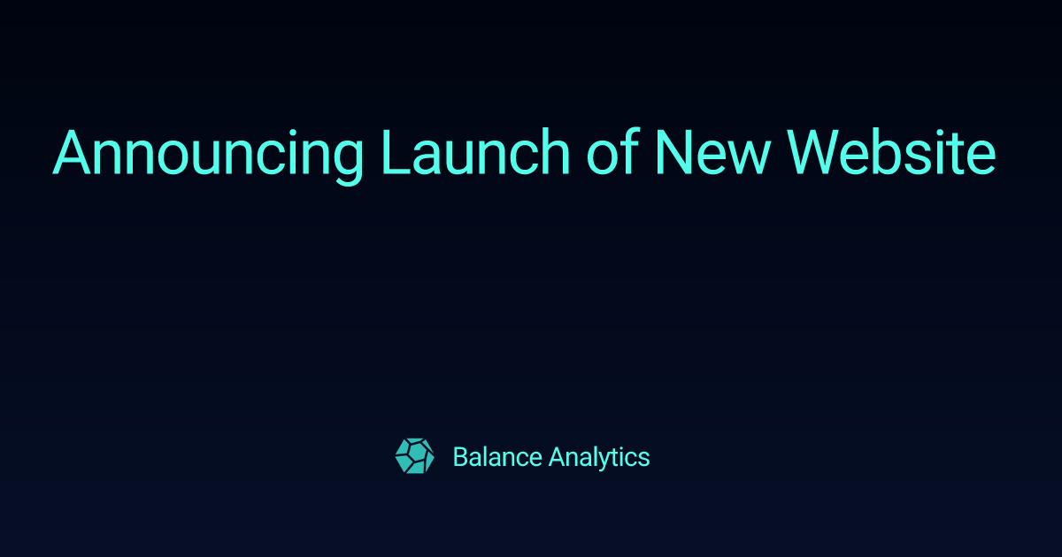 Announcing Launch of New Website & Charts!